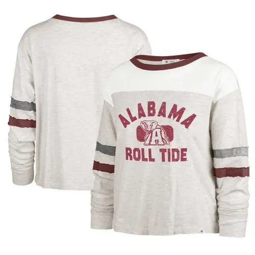 '47 Alabama Crimson Tide All Class Lena Long Sleeve T-shirt - Oatmeal