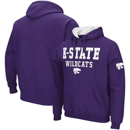 COLOSSEUM Kansas State Wildcats Sunrise Pullover Hoodie - Purple