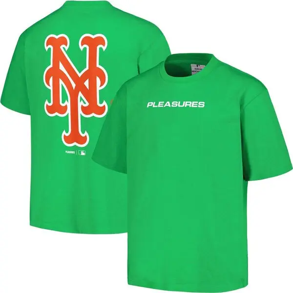 PLEASURES New York Mets Ballpark T-shirt - Green