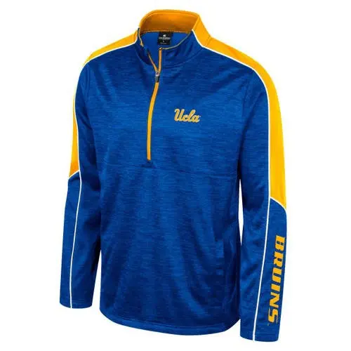 COLOSSEUM Ucla Bruins Marled Half-zip Jacket