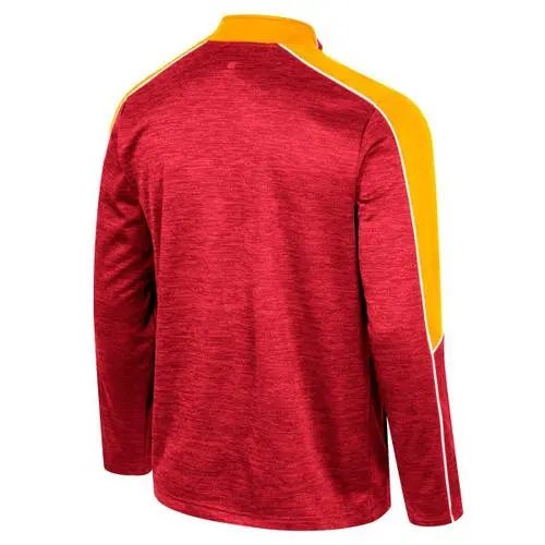 COLOSSEUM Iowa State Cyclones Marled Half-zip Jacket