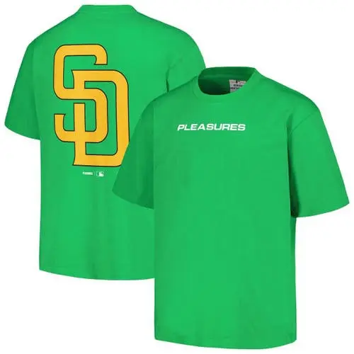 PLEASURES San Diego Padres Ballpark T-shirt - Green