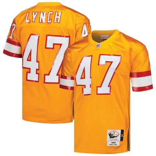 Mitchell & Ness John Lynch Tampa Bay Buccaneers 1993 Authentic Throwback Retired Player Jersey - Orange