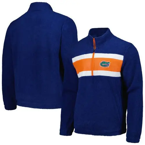 G-III SPORTS BY CARL BANKS Florida Gators Pinch Runner Half-zip Top - Royal
