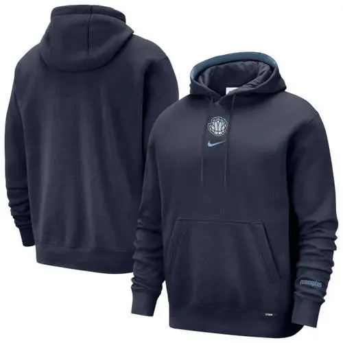 Nike Memphis Grizzlies 2025/26 City Edition Courtside Remix Premium Hoodie - Navy