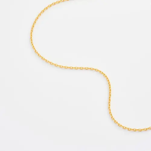 7879 Wide Diamond Cut Cable Chain Necklace