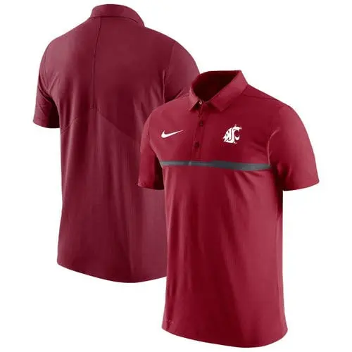 Nike Washington State Cougars Coaches Performance Polo - Crimson