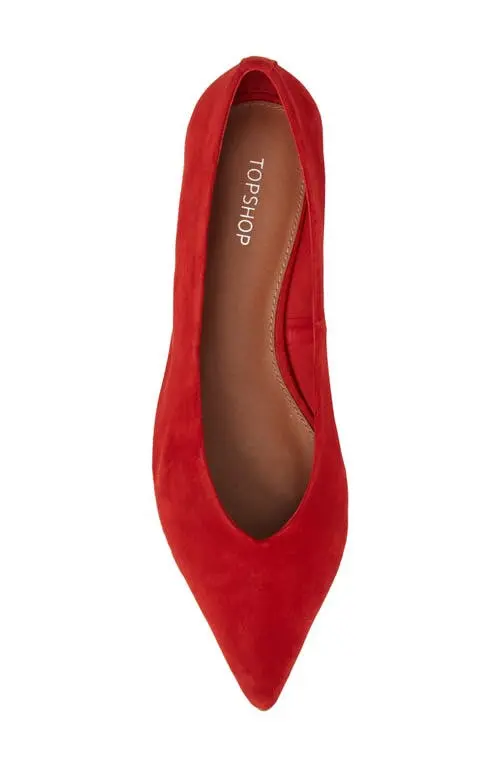 Topshop Attitude Pointy Toe Flat