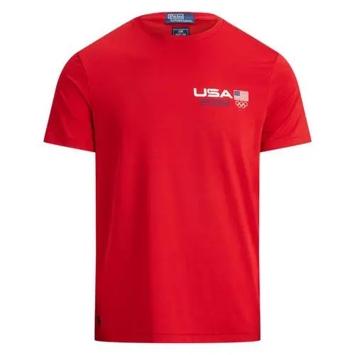 Polo Ralph Lauren Team Usa Stretch Jersey T-shirt - Red