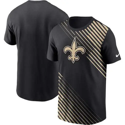Nike New Orleans Saints Yard Line Fashion Asbury T-shirt - Black