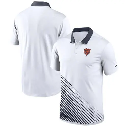 Nike Chicago Bears Vapor Performance Polo - White