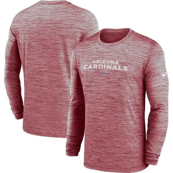 Nike Arizona S Sideline Team Velocity Performance Long Sleeve T-shirt - Cardinal