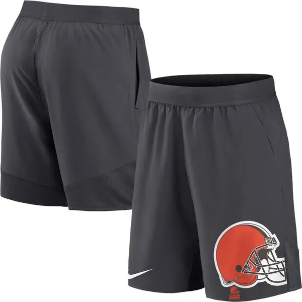 Nike Cleveland Browns Stretch Performance Shorts - Anthracite