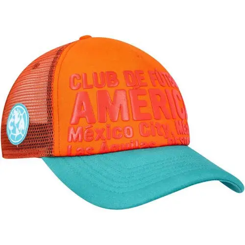 FAN INK Club America Club Gold Adjustable Hat - Orange