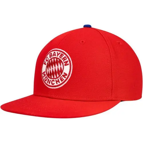 FAN INK Bayern Munich America's Game Snapback Hat - Scarlet