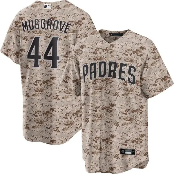 Nike Joe Musgrove San Diego Padres Usmc Alternate Replica Player Jersey - Camo