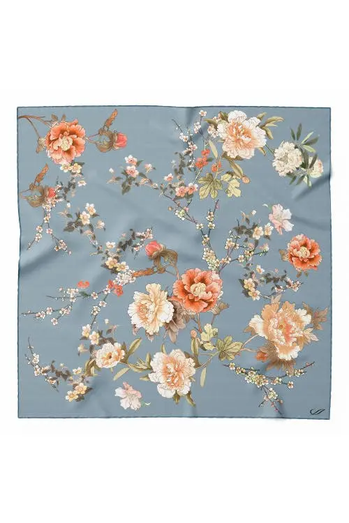 ELIZABETTA Carinasilk Bandana - Powder Blue