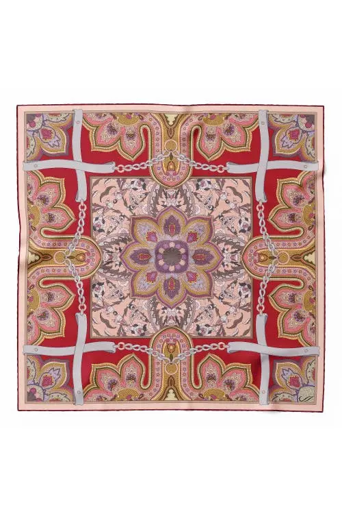 ELIZABETTA Francescasilk Bandana - Cherry Red