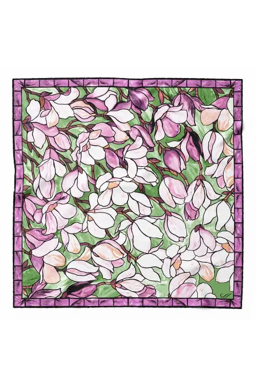 ELIZABETTA Clarasilk Bandana - Orchid Pink
