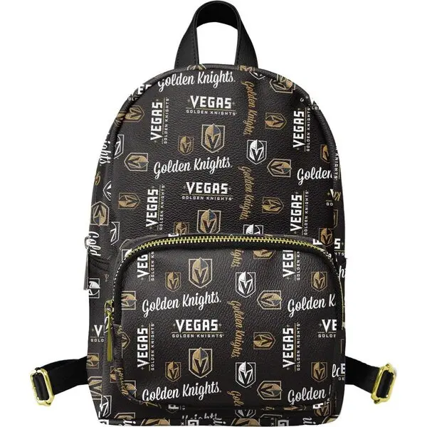 FOCO Youth Vegas Golden Knights Repeat Brooklyn Mini Backpack - Black
