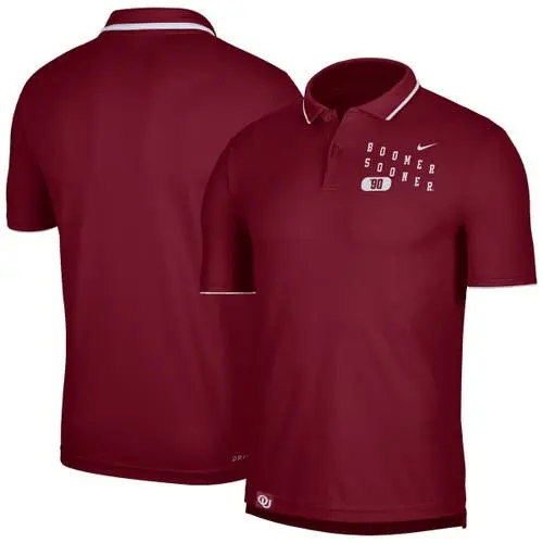 Nike Oklahoma Sooners Wordmark Performance Polo - Crimson