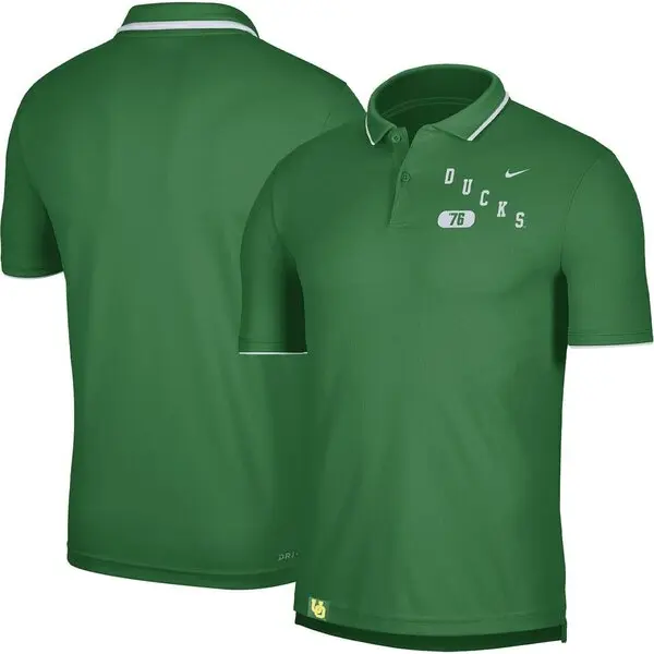 Nike Oregon Ducks Wordmark Performance Polo - Green