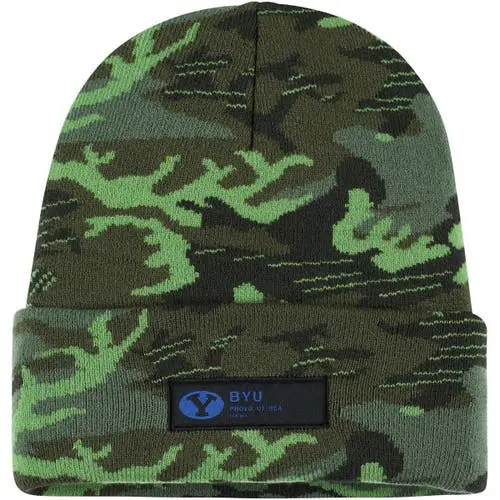 Nike Byu Cougars Veterans Day Cuffed Knit Hat - Camo