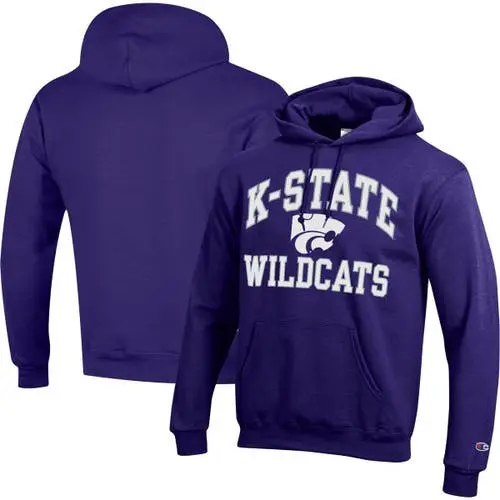 Champion Kansas State Wildcats High Motor Pullover Hoodie - Purple