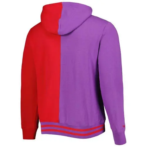 Mitchell & Ness Toronto Raptors Hardwood Classics Split Pullover Hoodie