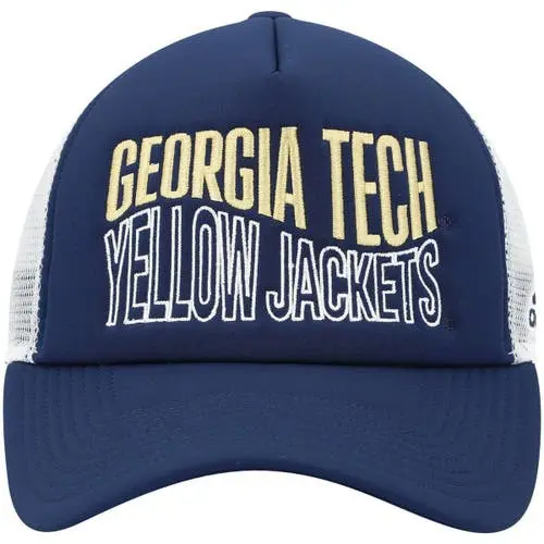 Adidas Georgia Tech Yellow Jackets Wave Foam Trucker Snapback Hat