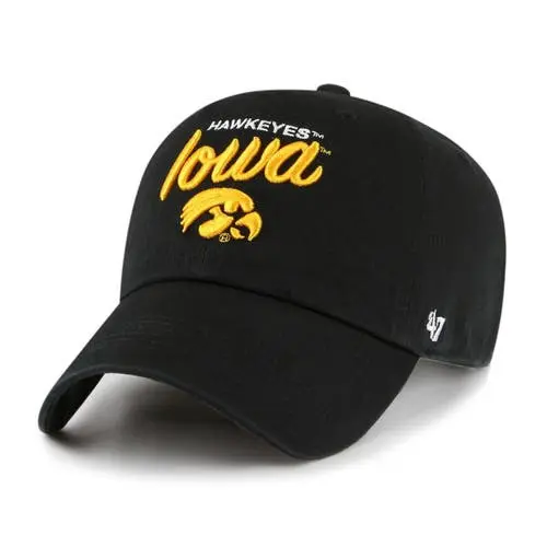 '47 Iowa Hawkeyes Phoebe Clean Up Adjustable Cap By