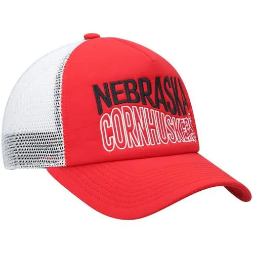 Adidas Nebraska Huskers Wave Foam Trucker Snapback Hat