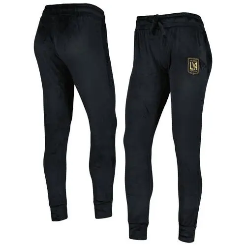 CONCEPTS SPORT Lafc Intermission Velour Cuffed Pants - Black