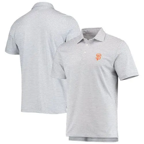 Vineyard Vines San Francisco Giants Heathered Winstead Sankaty Polo - Gray