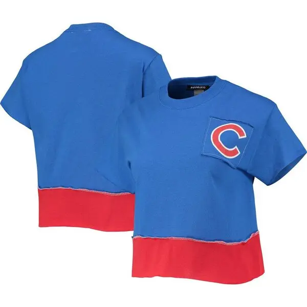 REFRIED APPAREL Chicago Cubs Cropped T-shirt