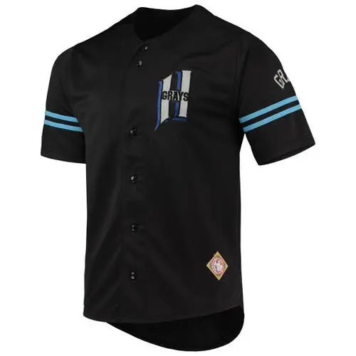STITCHES Homestead Grays Button-down Jersey