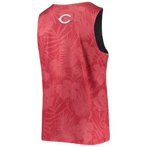 FOCO Cincinnati S Floral Reversible Mesh Tank Top