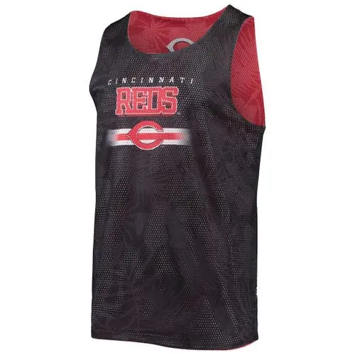 FOCO Cincinnati S Floral Reversible Mesh Tank Top
