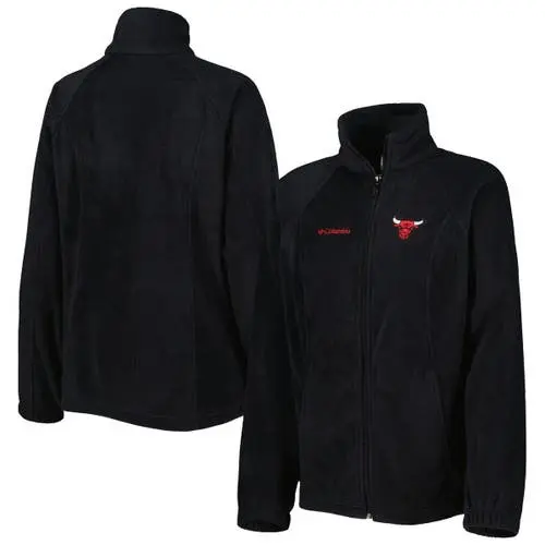 Columbia Chicago Bulls Benton Springs Raglan Full-zip Jacket - Black