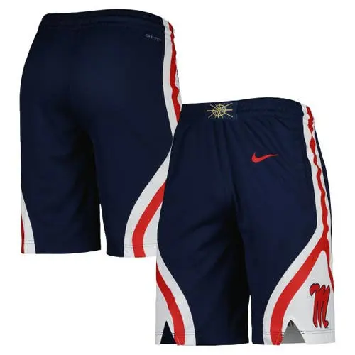 Nike Ole Miss Rebels Replica Performance Basketball Shorts - Navy