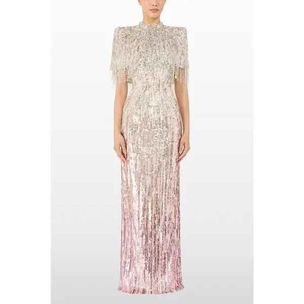 Jenny Packham Ellen Beaded Capelet - Ivory