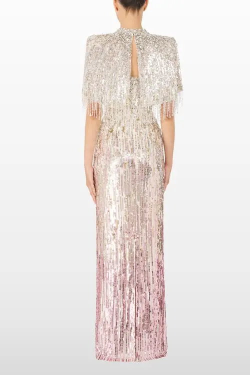Jenny Packham Ellen Beaded Capelet - Ivory