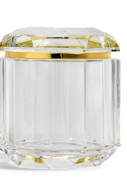 TOGAS Madison Crystal Jewelry Box - White