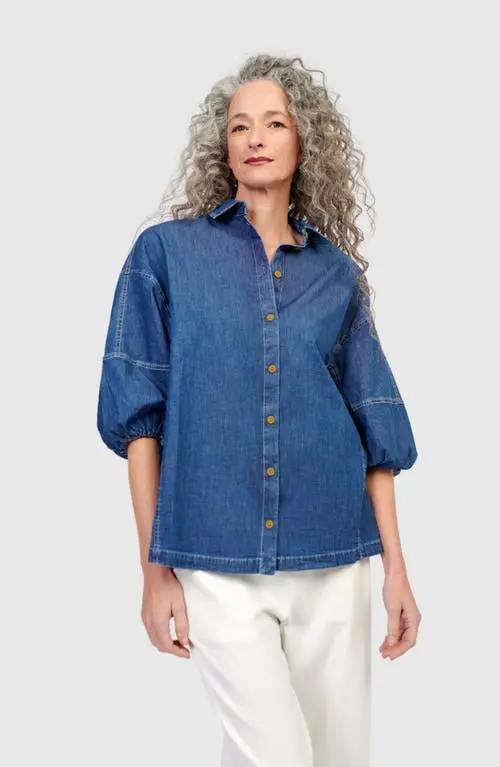 Alembika Pippa Relaxed Blouse - Denim