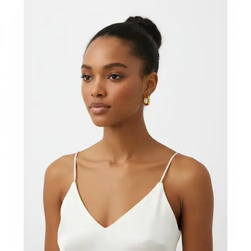 DESERI Sculpted Hoop Earrings