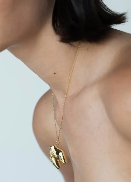 OUTOFOFFICE Female Body Pendant Necklace