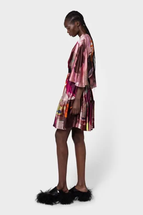 ROKSANDA Yasmin Printed Silk Mini Dress