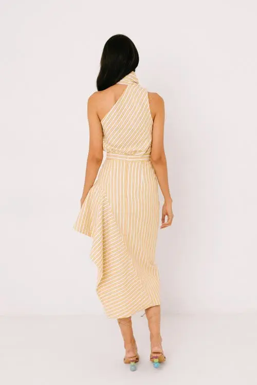 VALENTINA GORDON Cloud Skirt - Yellow Stripe