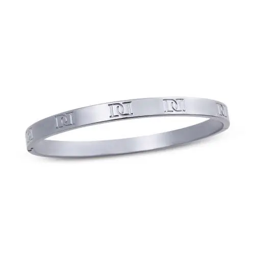 DESERI Dd Logo Bangle Bracelet - Silver
