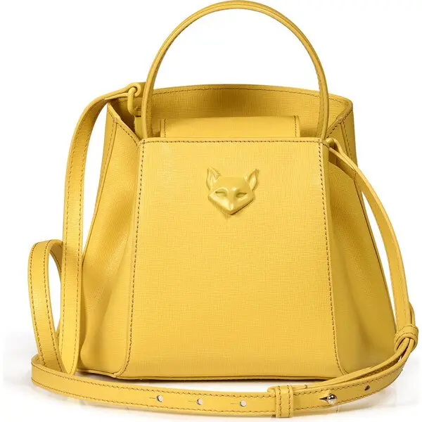 DESERI Mini Rosa Handbag - Yellow